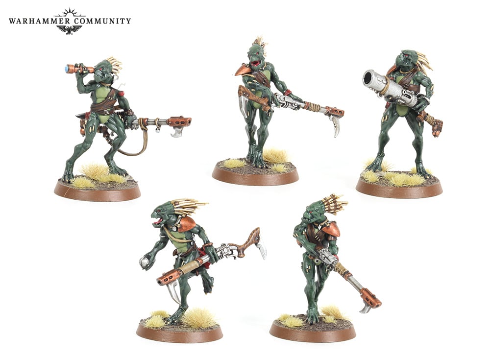 The Warhammer Community Team Paints the Contents of the Kroot Hunting ...